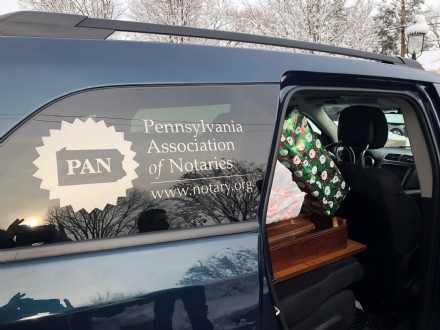 PAN Van Delivers Donations to Families in Need