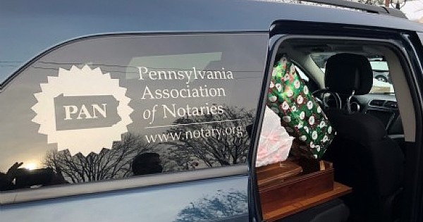 PAN Van Delivers Donations to Families in Need